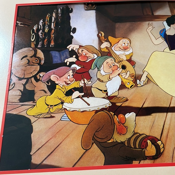 Art | 1994 Walt Disney Lithograph Portrait Commemorative Snow ...